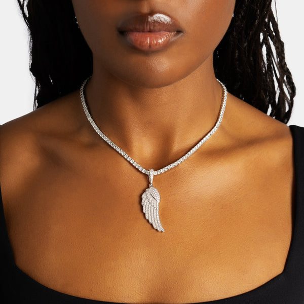 Iced Wing Pendant - 6 ICE