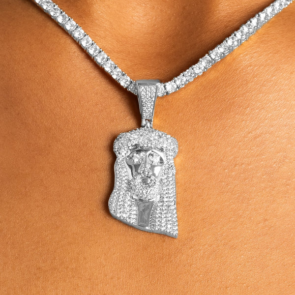 Mini Jesus Pendant - 6 ICE