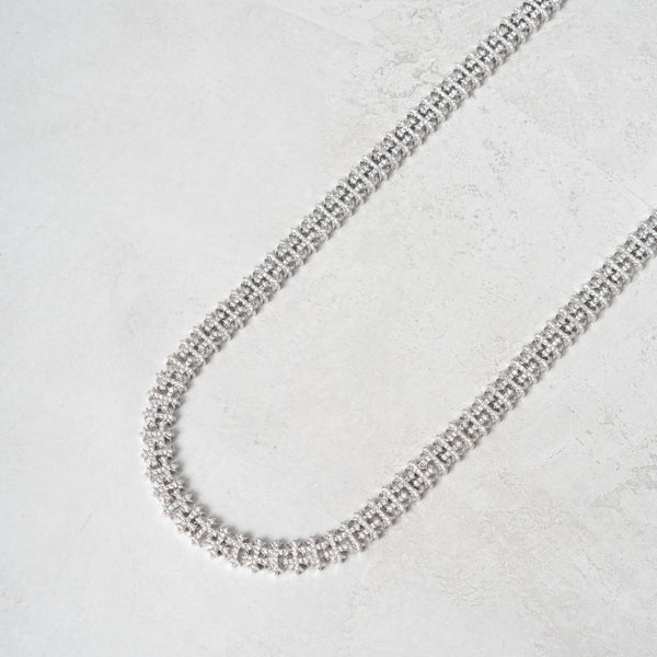 Iced Cross Pattern Chain - 6 ICE