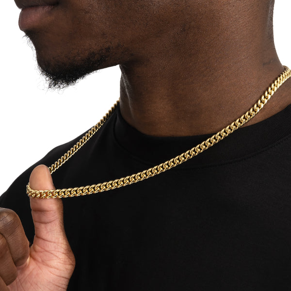 6mm Miami Cuban Chain | 18K Gold Miami Cuban | 6 ICE, LLC