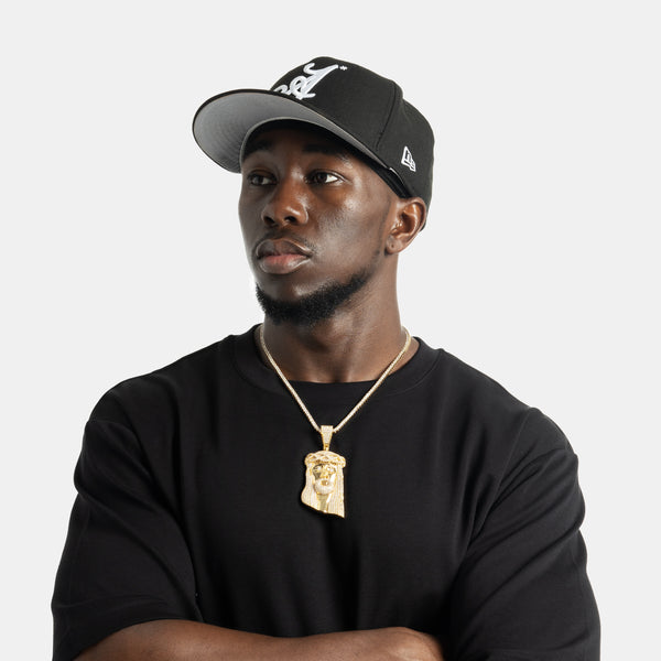 Iced Out Jesus Piece | Gold Jesus Pendant | 6 Ice - 6 ICE