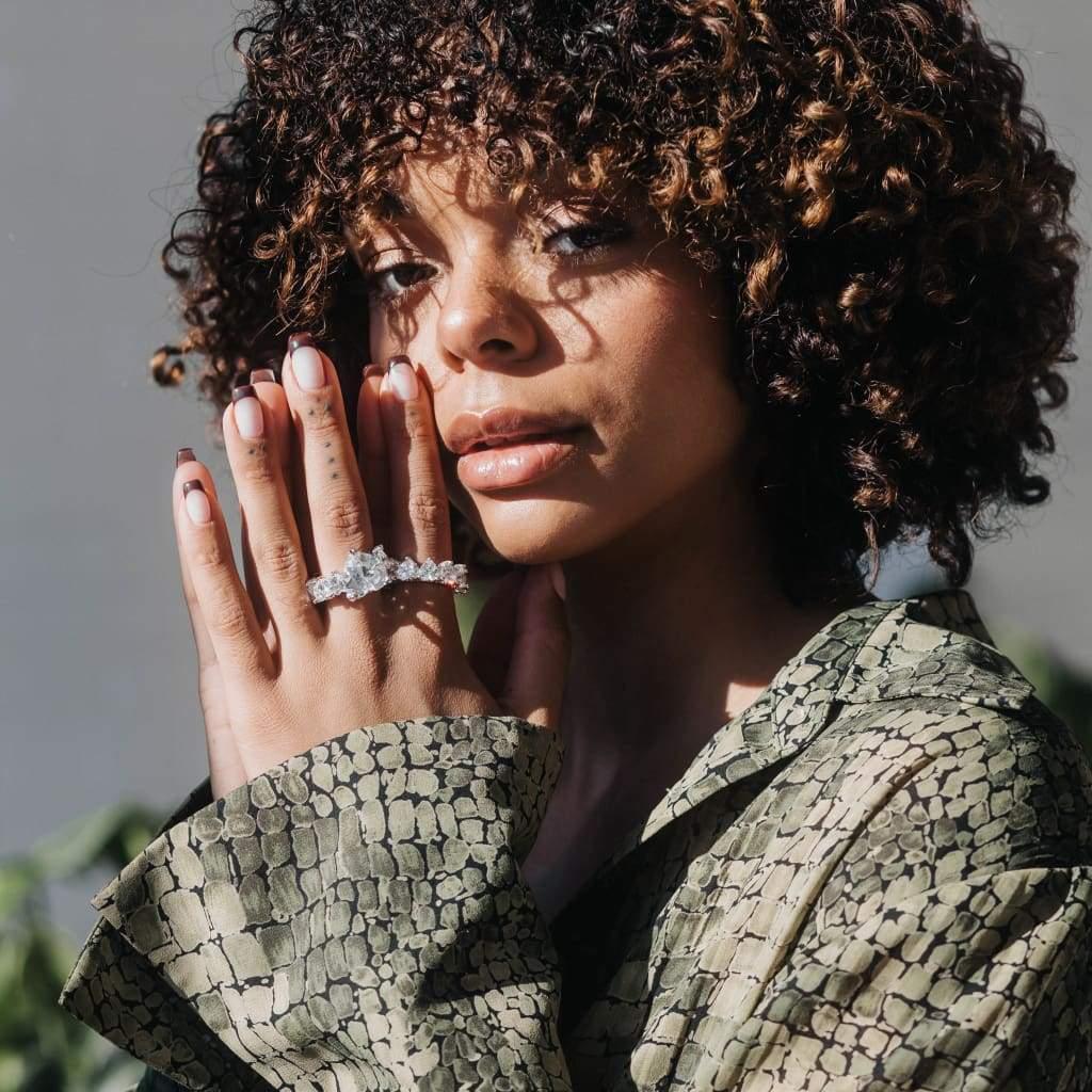 Heart Cut Ring Bundle - 6 ICE