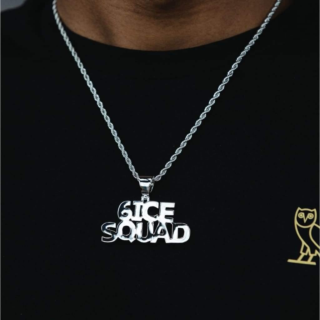 Plain Jane Custom Letter Chains | Custom Gold Pendants - 6 ICE
